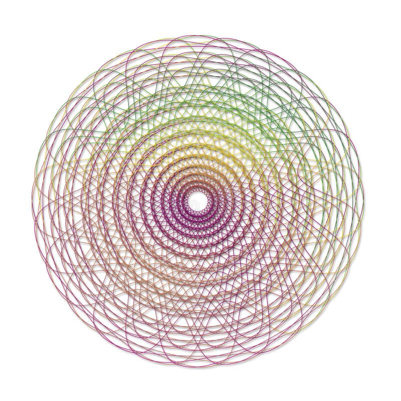 Colored Infinity Loop Isolated in a White Background Stock Photo ...