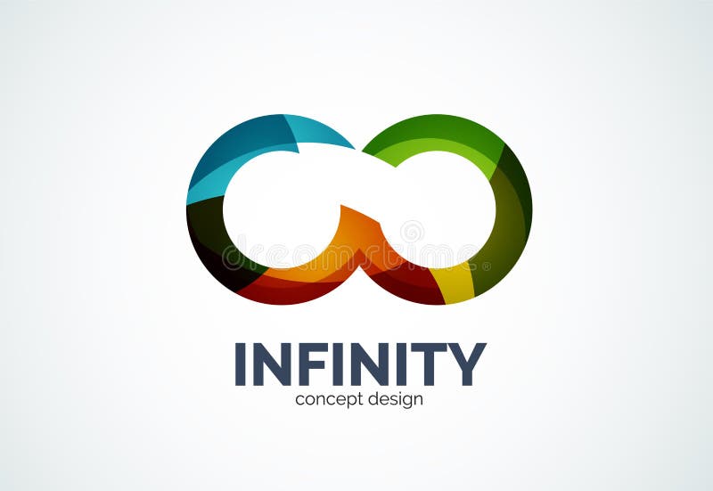 Infinity company logo icon stock vector. Illustration of infinity ...