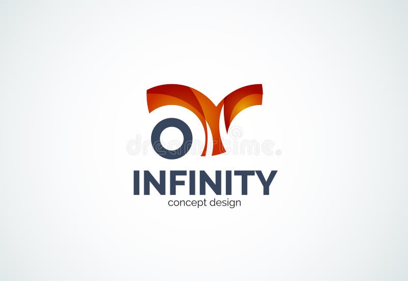 Infinity company logo icon stock vector. Illustration of icon - 48539624