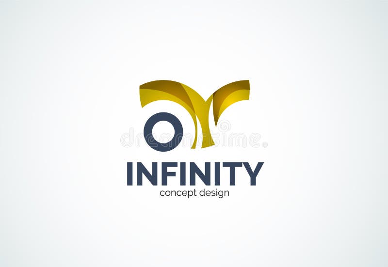 Infinity Company Logo Icon Set Stock Vector - Illustration of circle ...