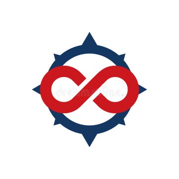 Infinity Compass Stock Illustrations – 207 Infinity Compass Stock ...