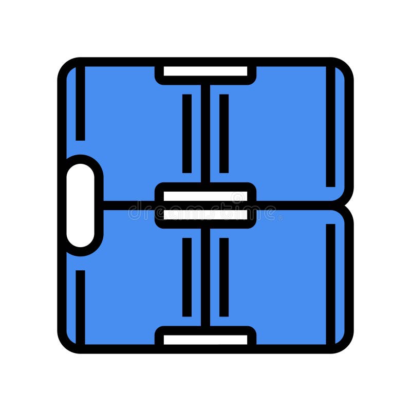 Infinity Cube Fidget Toy Color Icon Vector Illustration Stock Vector ...