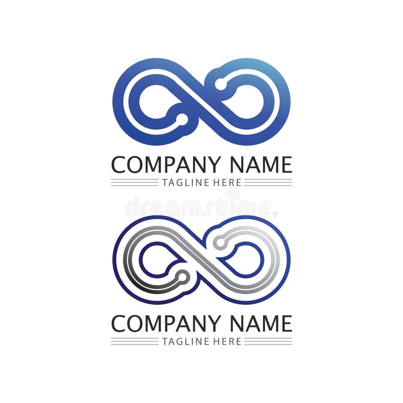 Infinity Design Logo and 8 Icon, Vector, Sign, Creative Logo for ...