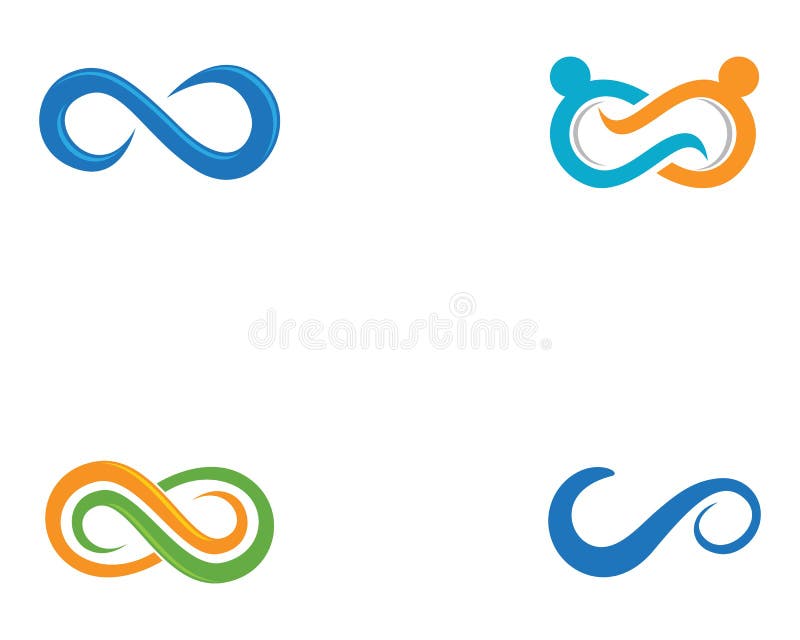 Infinity Design Infinity Logo Vector Template. Stock Illustration ...