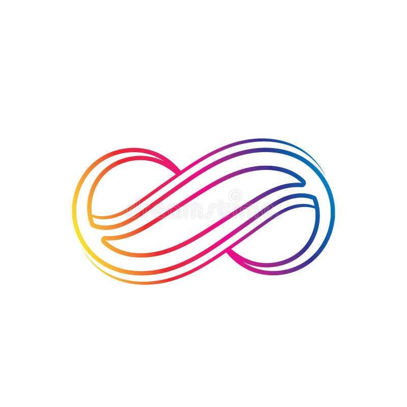 Infinity Rainbow Logo Stock Illustrations – 581 Infinity Rainbow Logo ...