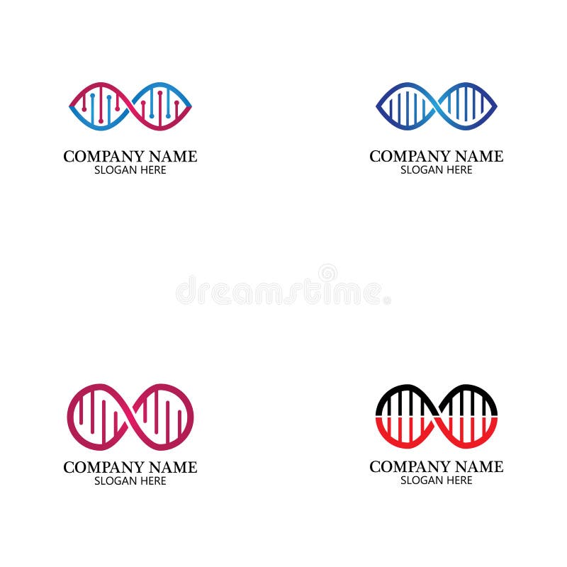 Infinity DNA Logo Icon Vector Stock Vector - Illustration of creative ...