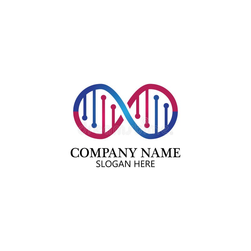 Infinity DNA Logo Icon Vector Stock Vector - Illustration of loop ...