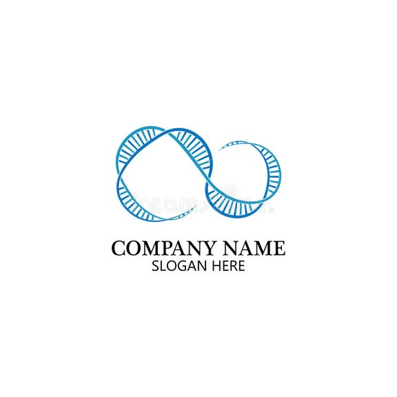 Infinity DNA Logo Icon Vector Stock Illustration - Illustration of ...