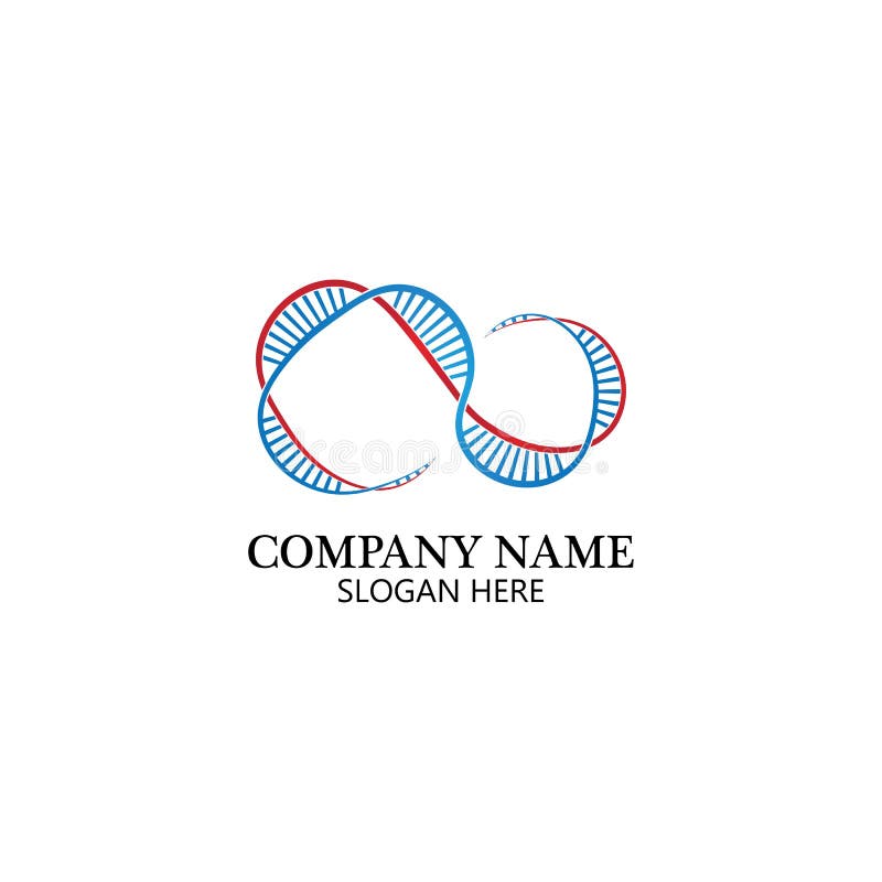 Infinity DNA Logo Icon Vector Stock Illustration - Illustration of ...