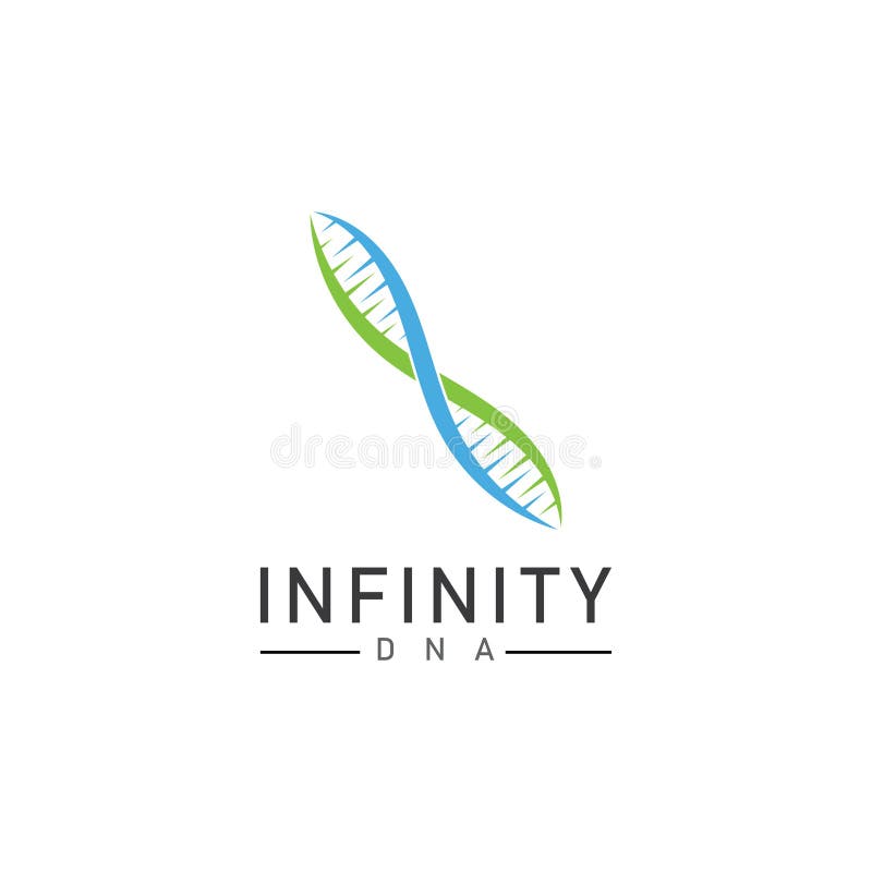 Infinity Dna Logo Icon Vector Stock Illustration - Illustration of ...