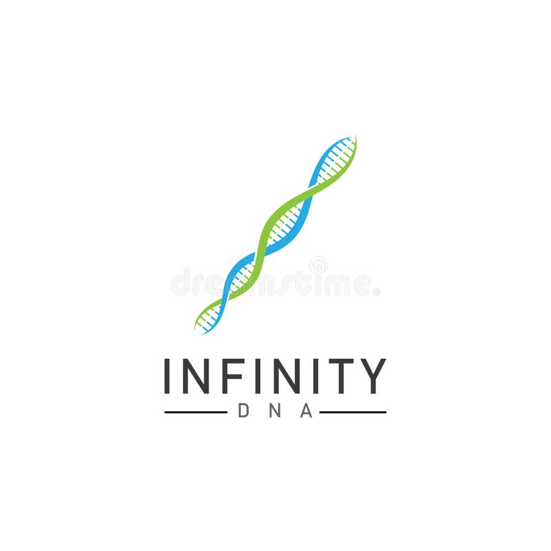 Infinity Dna Logo Icon Vector Stock Illustration - Illustration of ...