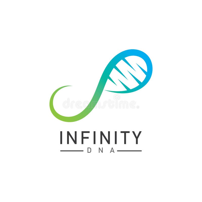 Infinity Dna Logo Icon Vector Stock Illustration - Illustration of ...
