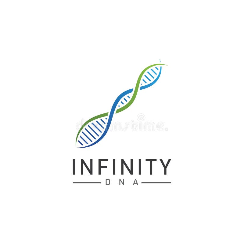 Infinity Dna Logo Icon Vector Stock Illustration - Illustration of ...
