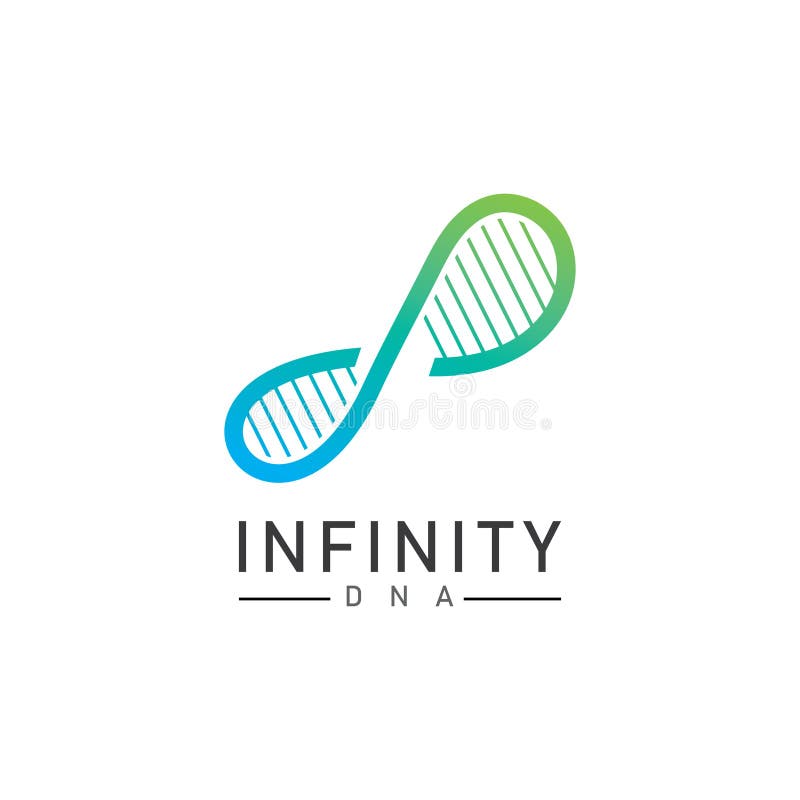 Infinity Dna Logo Icon Vector Stock Vector - Illustration of molecule ...
