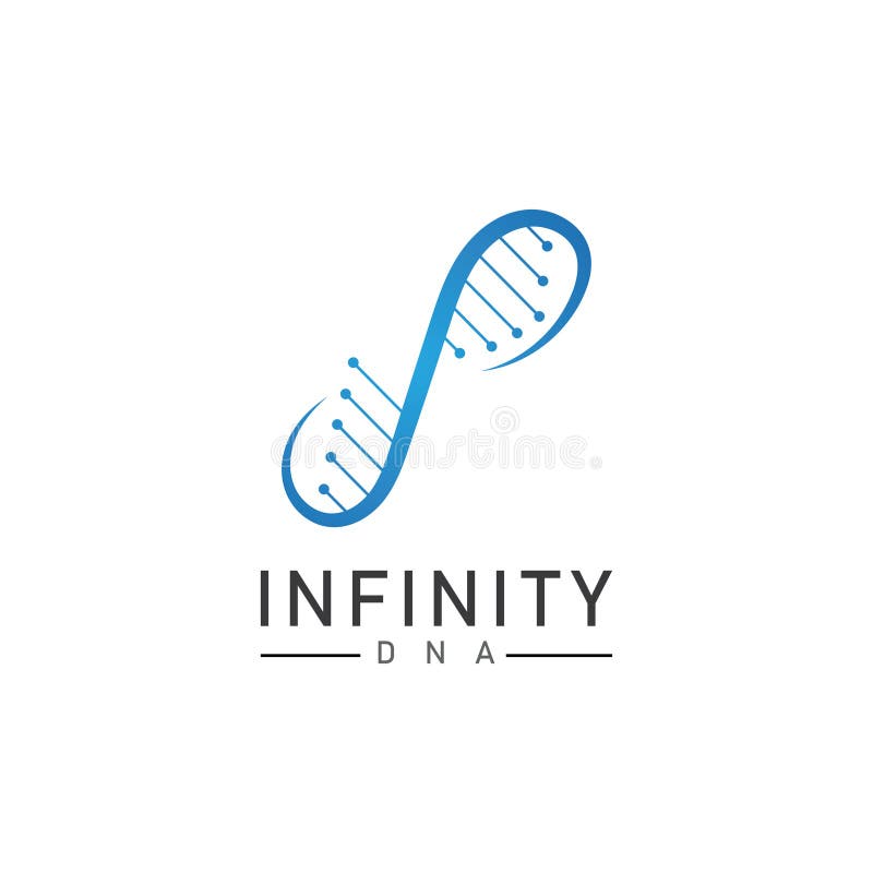 Infinity Dna Logo Icon Vector Stock Illustration - Illustration of ...