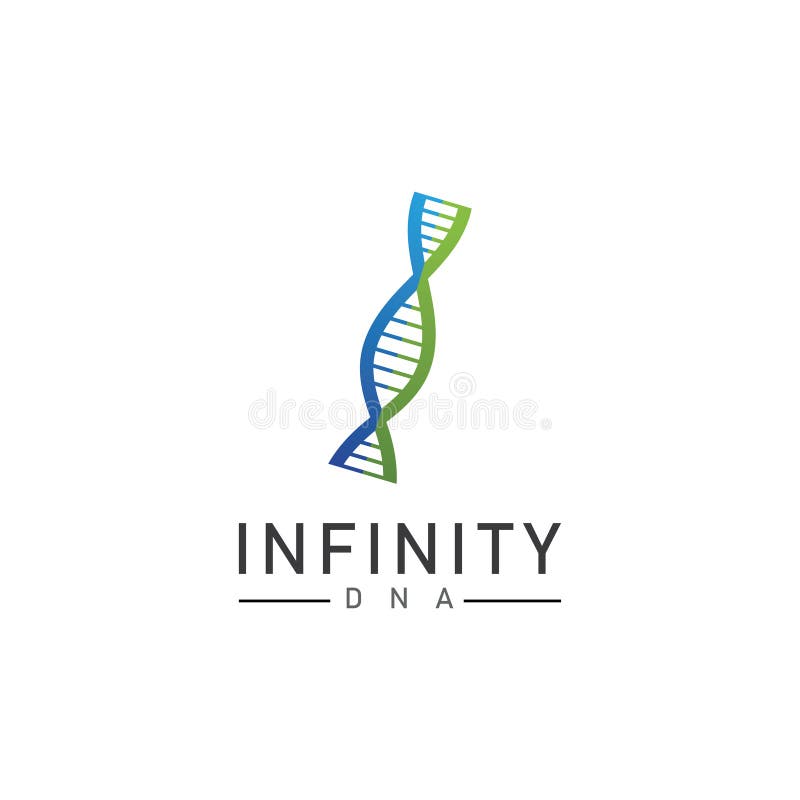 Infinity Dna Logo Icon Vector Stock Illustration - Illustration of ...