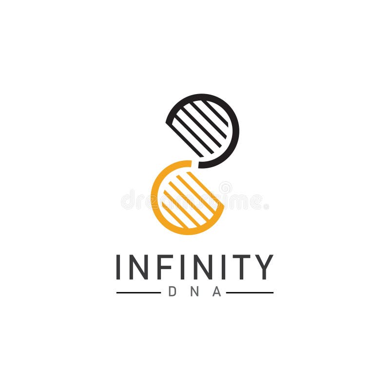 Infinity Dna Logo Icon Vector Stock Illustration - Illustration of ...