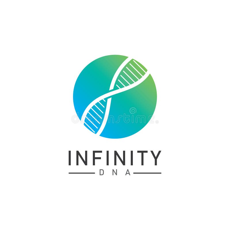 Infinity Dna Logo Icon Vector Stock Illustration - Illustration of ...