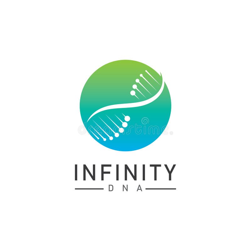 Infinity Dna Logo Icon Vector Stock Illustration - Illustration of ...