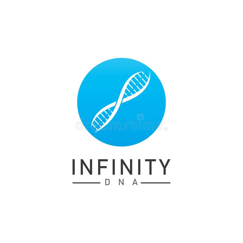 Infinity Dna Logo Icon Vector Stock Illustration - Illustration of ...