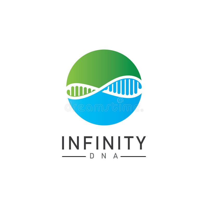 Infinity Dna Logo Icon Vector Stock Illustration - Illustration of ...