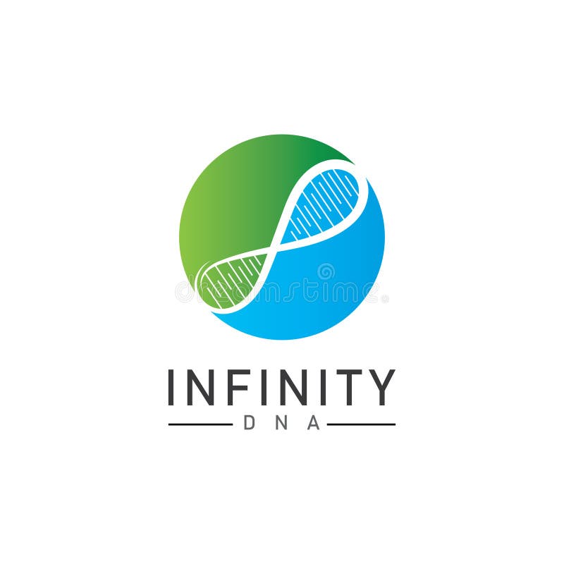 Infinity Dna Logo Icon Vector Stock Illustration - Illustration of ...