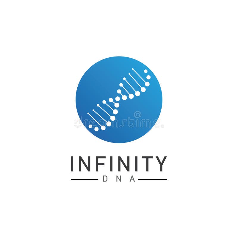Infinity Dna Logo Icon Vector Stock Illustration - Illustration of ...