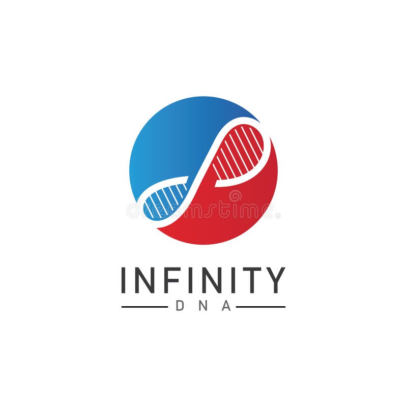 Infinity Dna Logo Icon Vector Stock Illustration - Illustration of ...