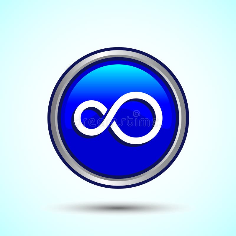 Infinity, Eternity, Icon Design Illustration, Endless Icon for Apps and ...