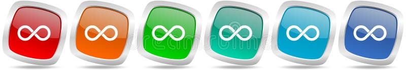 Infinite Ribbon Icon Collection Stock Illustrations – 590 Infinite ...