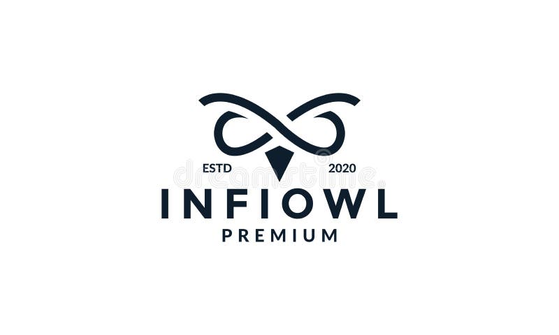 Infinity Bird Wings Abstract Logo Design Stock Vector - Illustration of ...