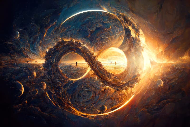 Infinity stock illustration. Illustration of science - 271102354