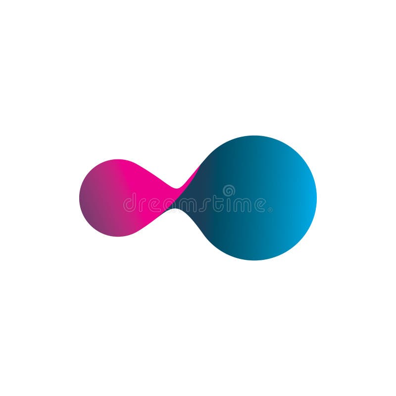 Infinity Color Shape Logo Design Stock Illustration - Illustration of ...