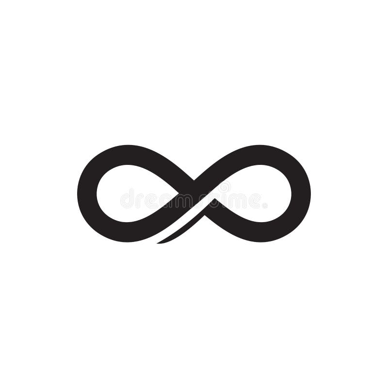 Infinity Form Symbol Logo Design Vektor Abbildung - Illustration von ...