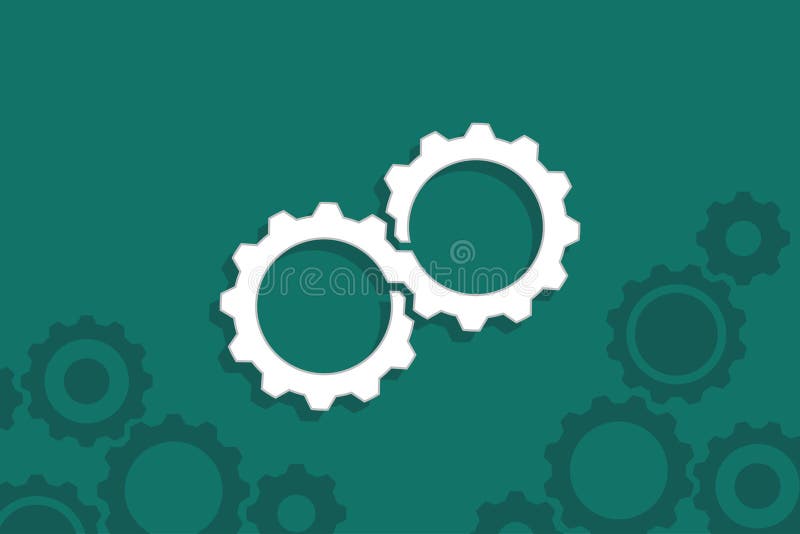 Infinity Gear or Cogwheel, Design Element Stock Vector - Illustration ...