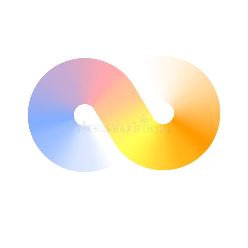 Infinity Gradient Geometric Logo Stock Vector - Illustration of ...