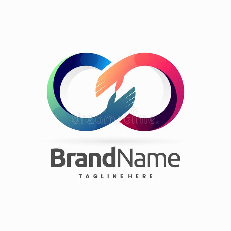 Infinity Hand Logo Stock Illustrations – 3,452 Infinity Hand Logo Stock ...