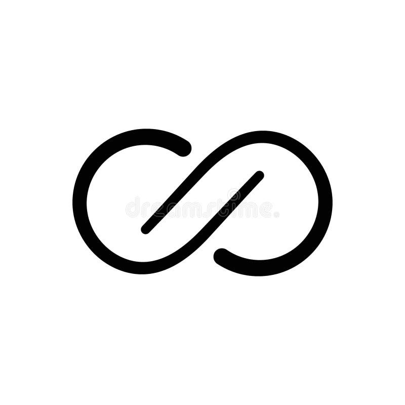 Infinity icon stock vector. Illustration of vector, logo - 330178670