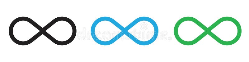 Infinity Icon Line Art Vector Stock Illustration - Illustration of ...