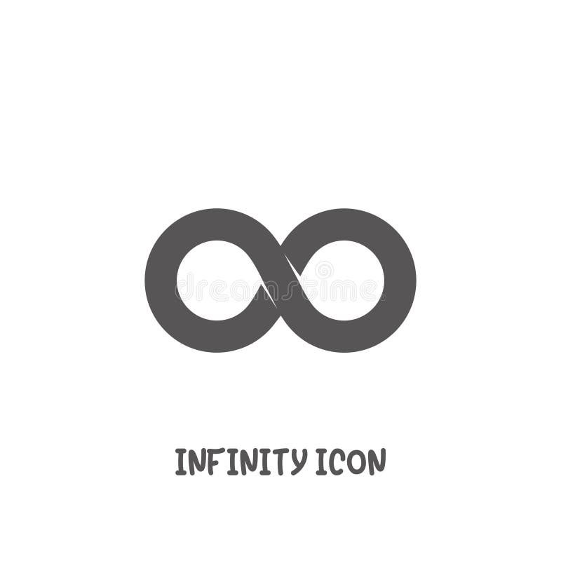 Infinity Icon Simple Flat Style Vector Illustration Stock Vector ...