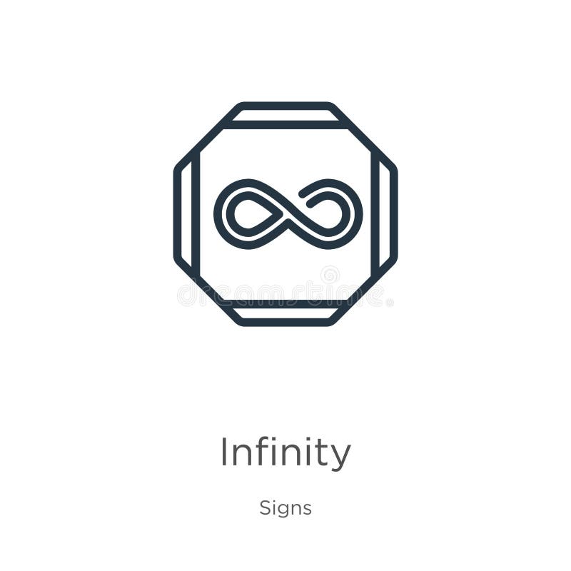 Loop Circle Infinity Icon Thin Line Stock Illustrations – 543 Loop ...