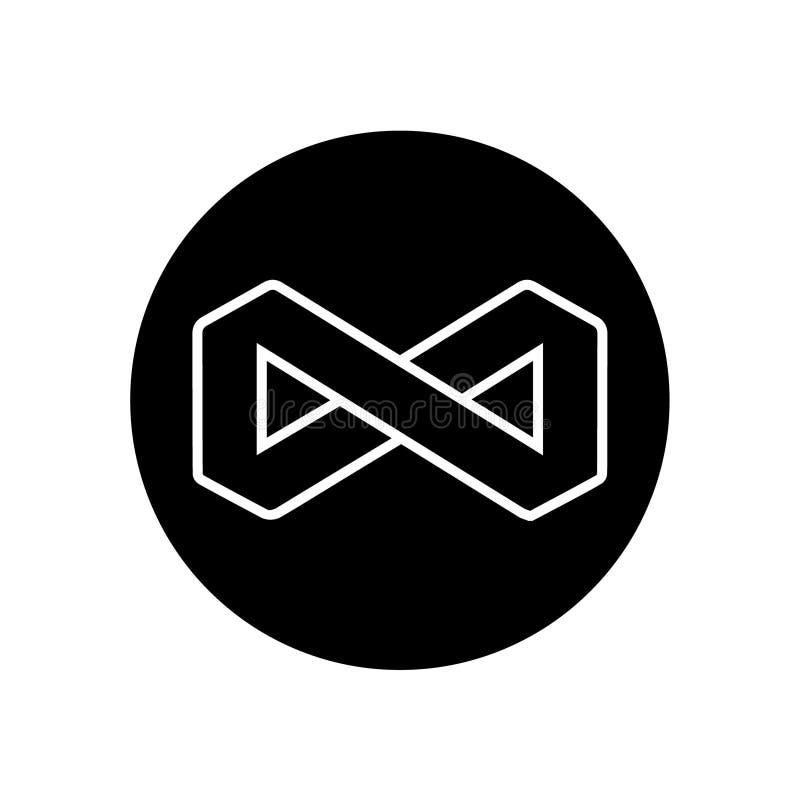 Infinity Icon Vector. Mobius Loop Shape Illustration Sign. Unlimited ...