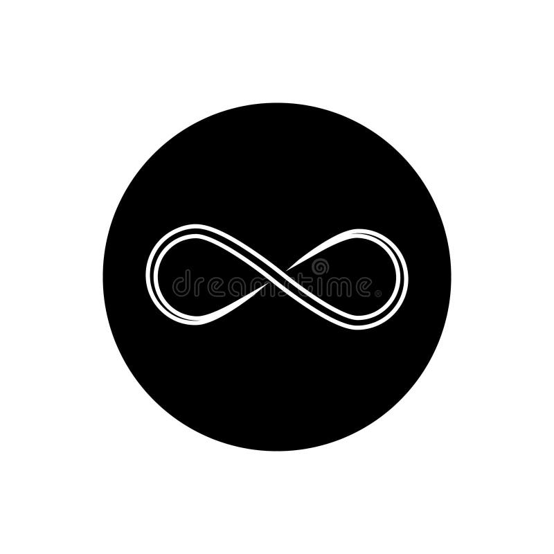 Infinity Icon Vector. Mobius Loop Shape Illustration Sign. Unlimited ...