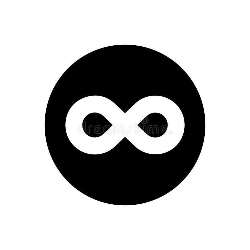 Infinity Icon Vector. Mobius Loop Shape Illustration Sign. Unlimited ...