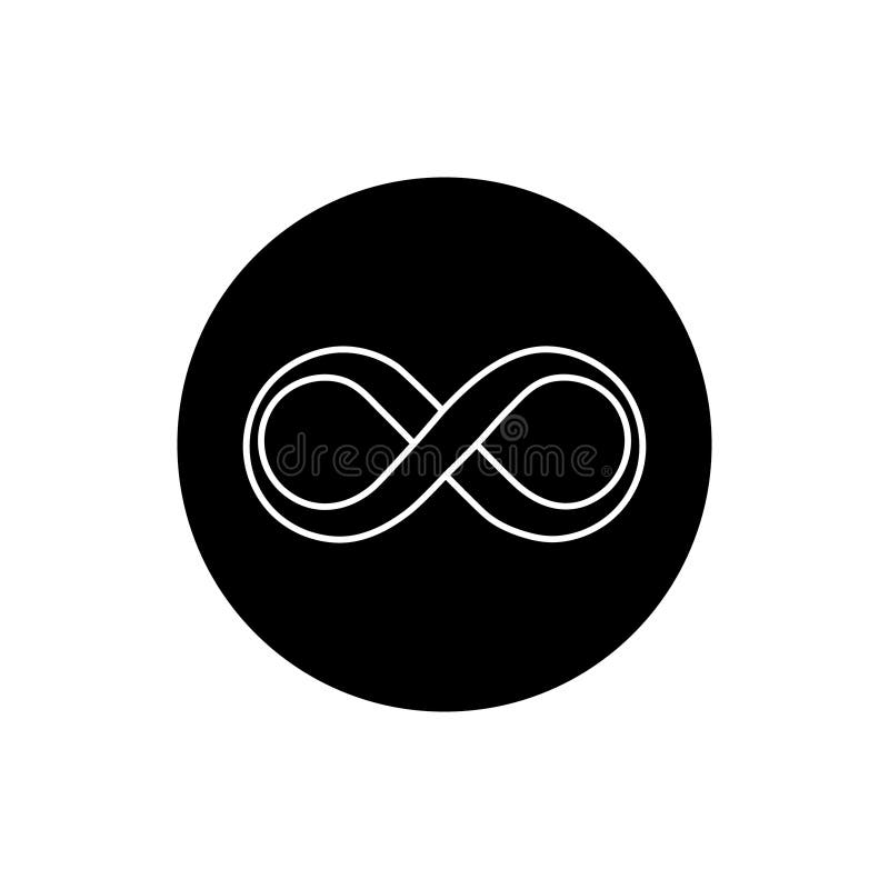 Infinity Icon Vector. Mobius Loop Shape Illustration Sign. Unlimited ...