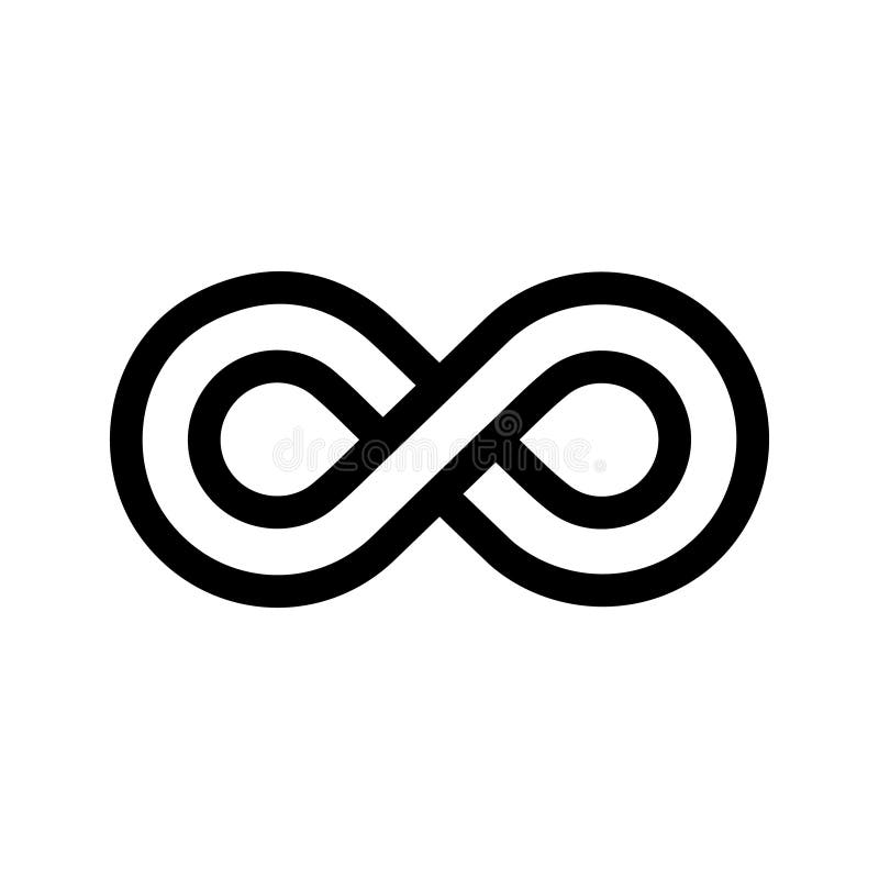 Infinity Icon Vector Set. Mobius Loop Shape Illustration Sign ... Infinity Icon Vector Set. Mobius Loop Shape Illustration Sign ...