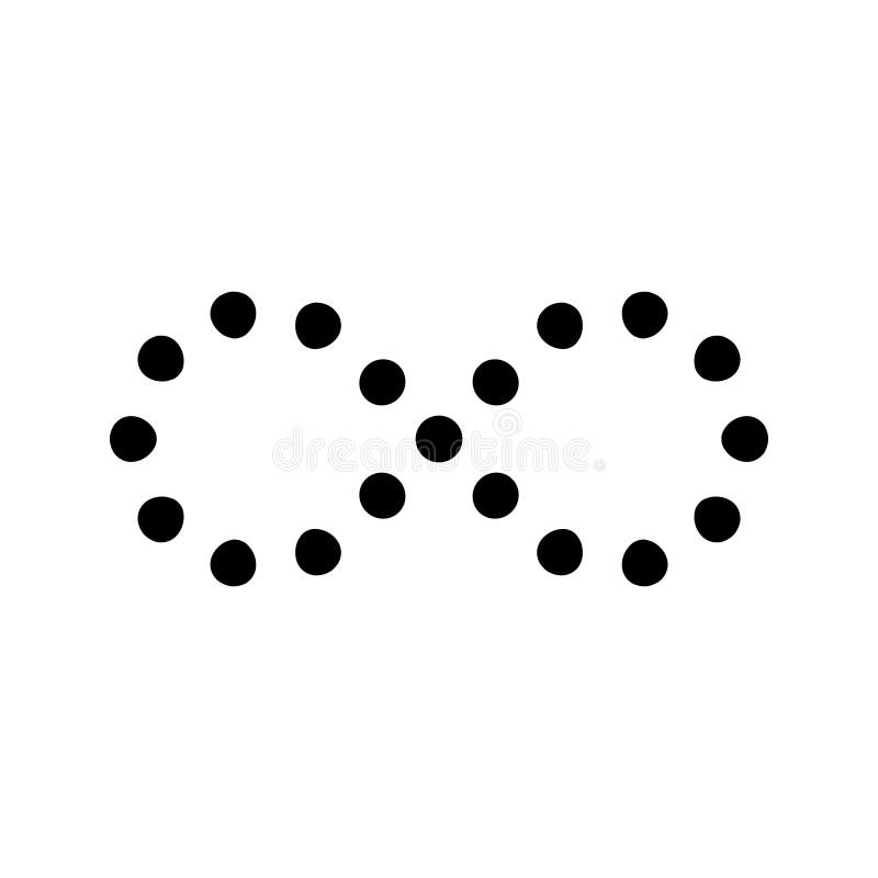 Infinity Icon Vector Set. Mobius Loop Shape Illustration Sign ...