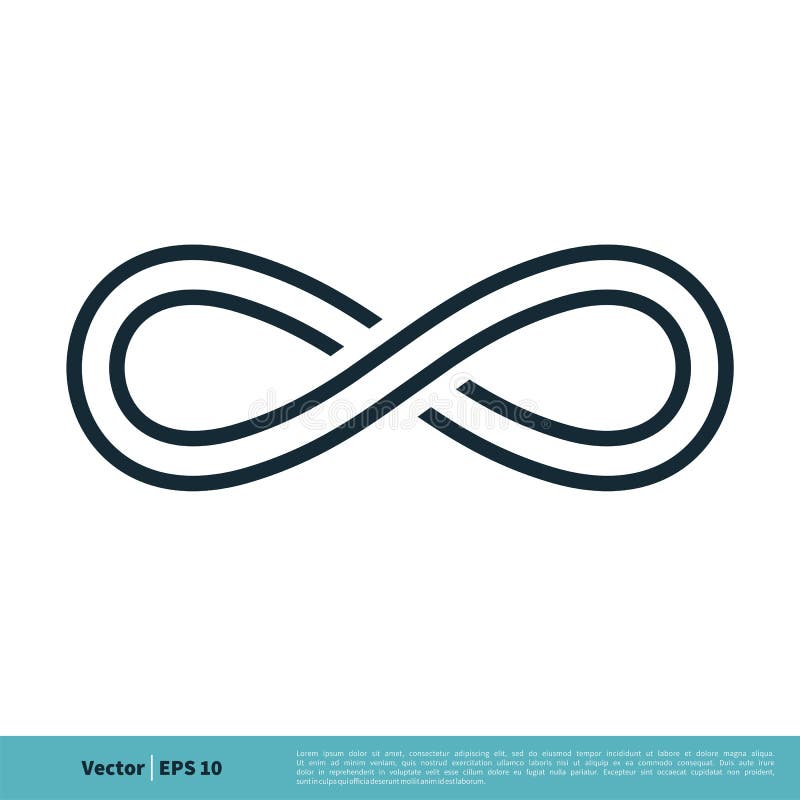 Infinity, Infinite, Limitless Icon Vector Logo Template Illustration ...