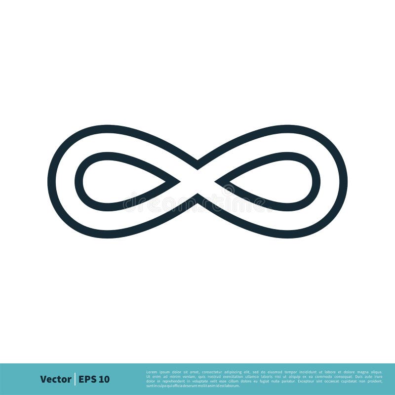 Infinity, Infinite, Limitless Icon Vector Logo Template Illustration ...