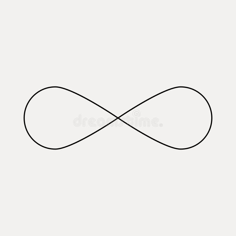 Infinity, Infinity Symbol. Abstract Minimalistic Clean and Simple ...